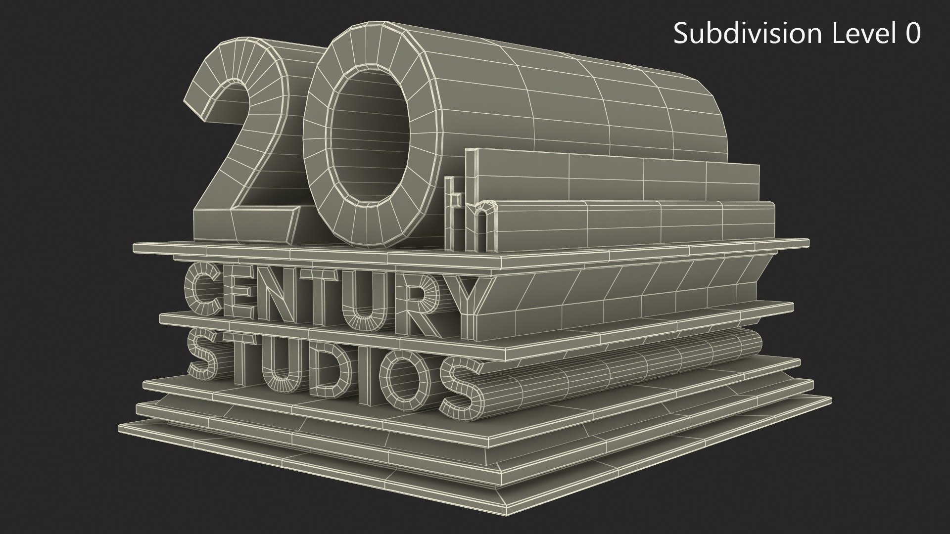3D 20th Century Fox Model - TurboSquid 2326684