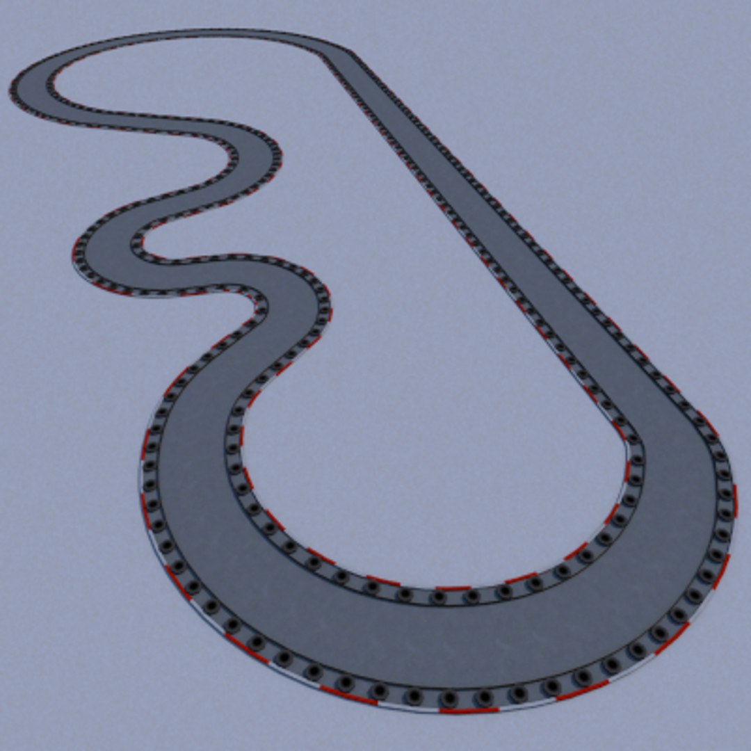 Go-kart Track 3d Obj