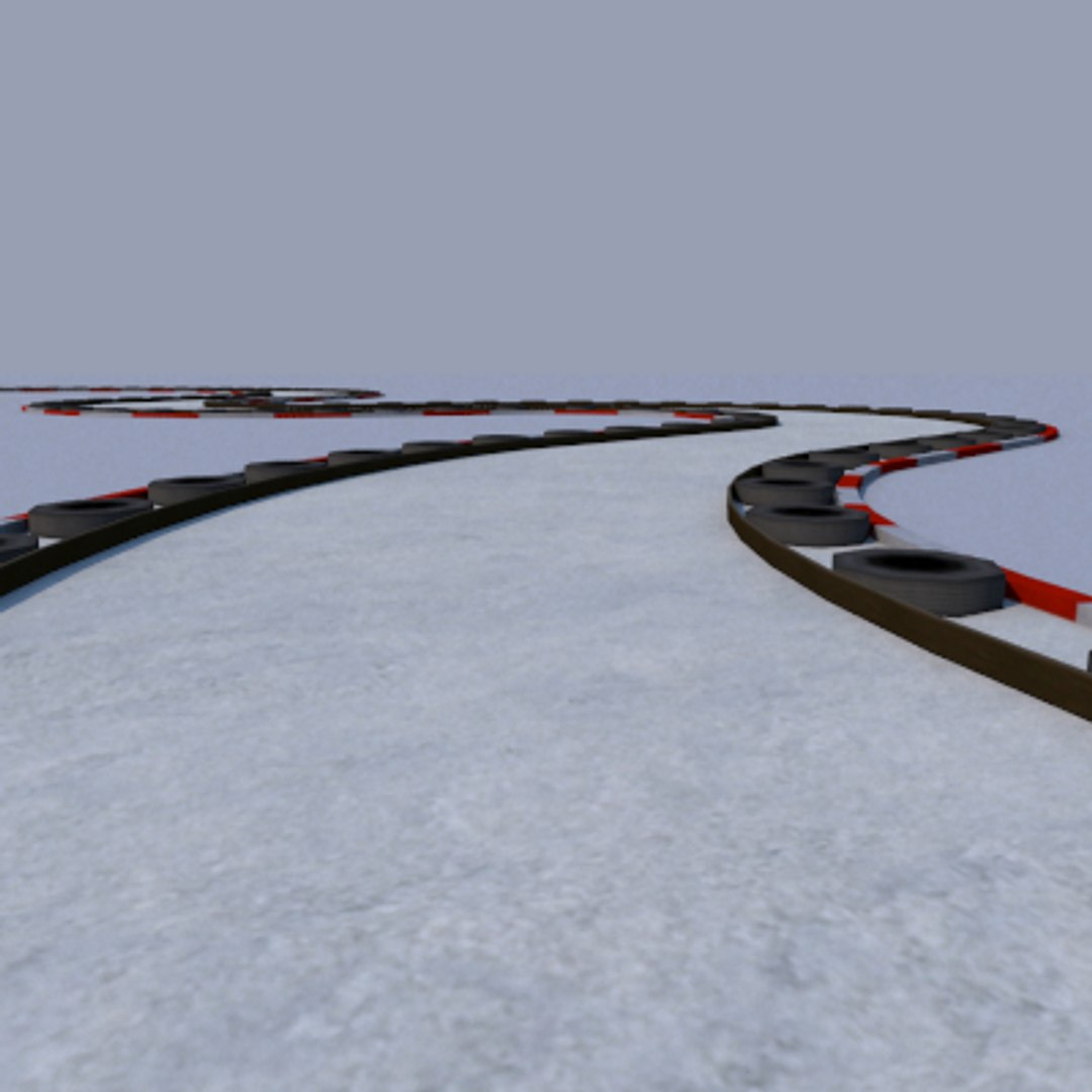 Go-kart Track 3d Obj