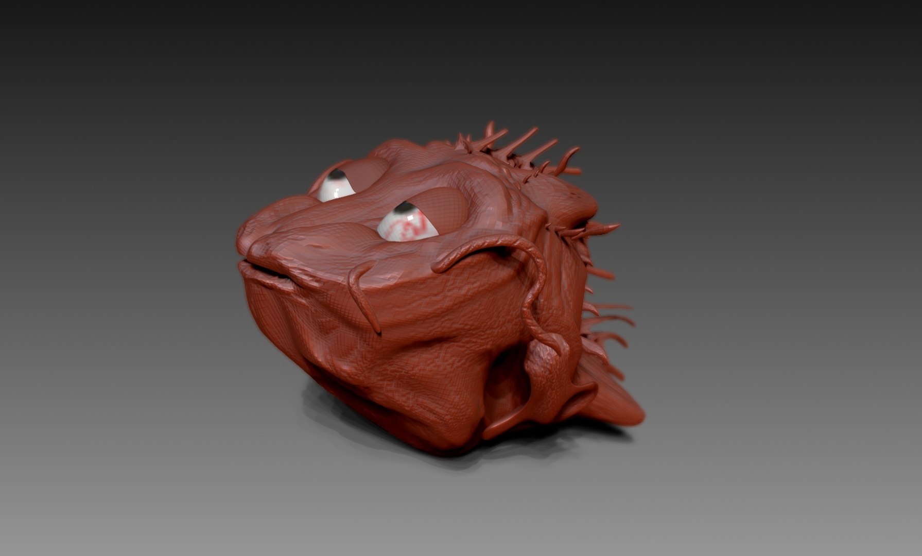 Free Weird Fish Swp 3d Model