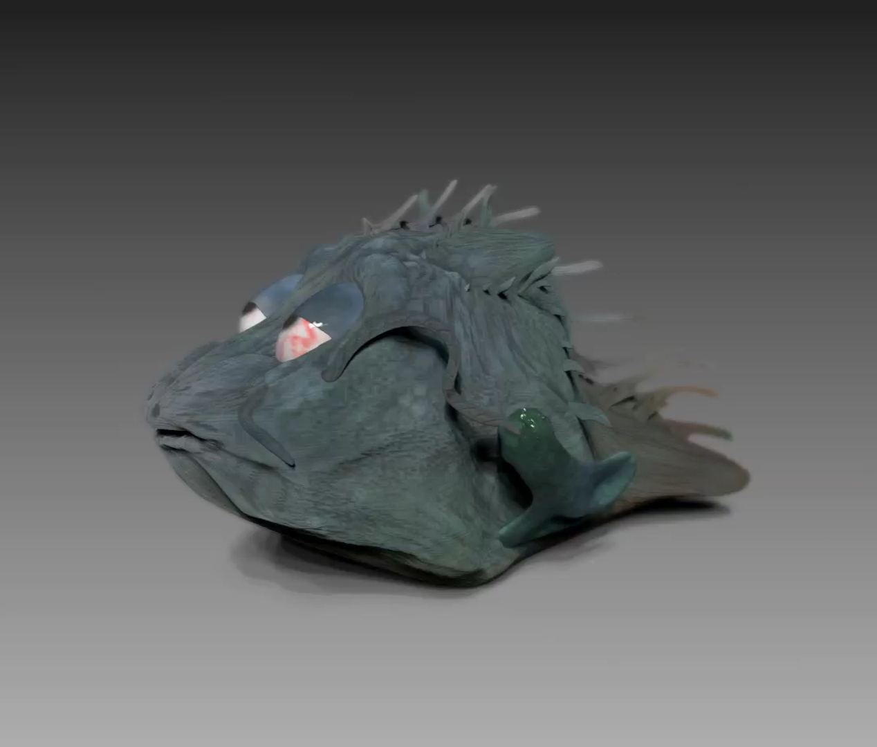 Free Weird Fish Swp 3d Model
