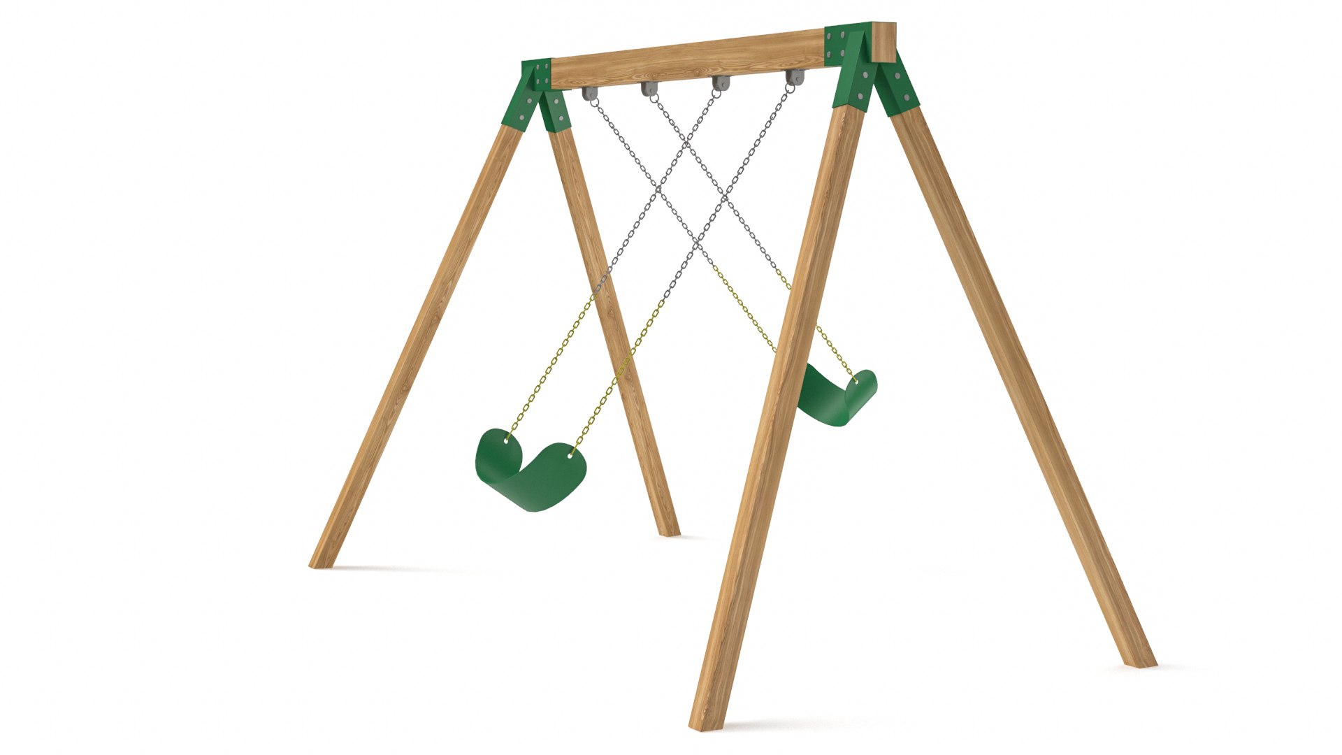 Swing Set 02 3D Model - TurboSquid 2140507