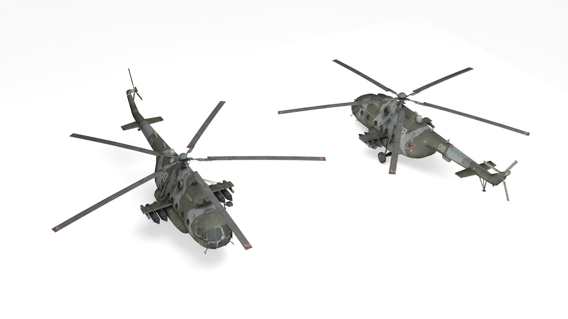 3D Mi8 Hip Model - TurboSquid 2116571