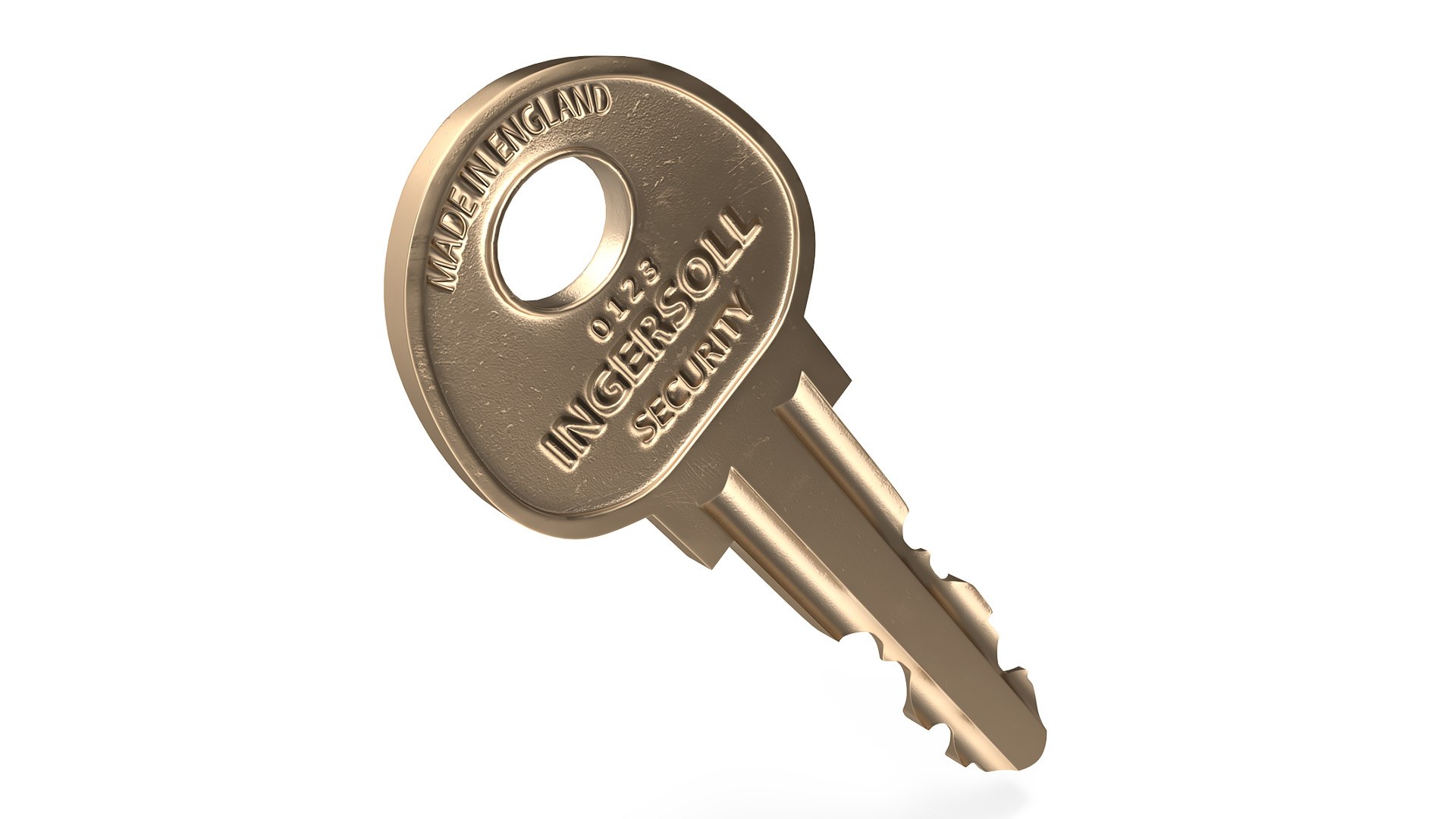 3D Key Type Ingersoll - TurboSquid 2222192