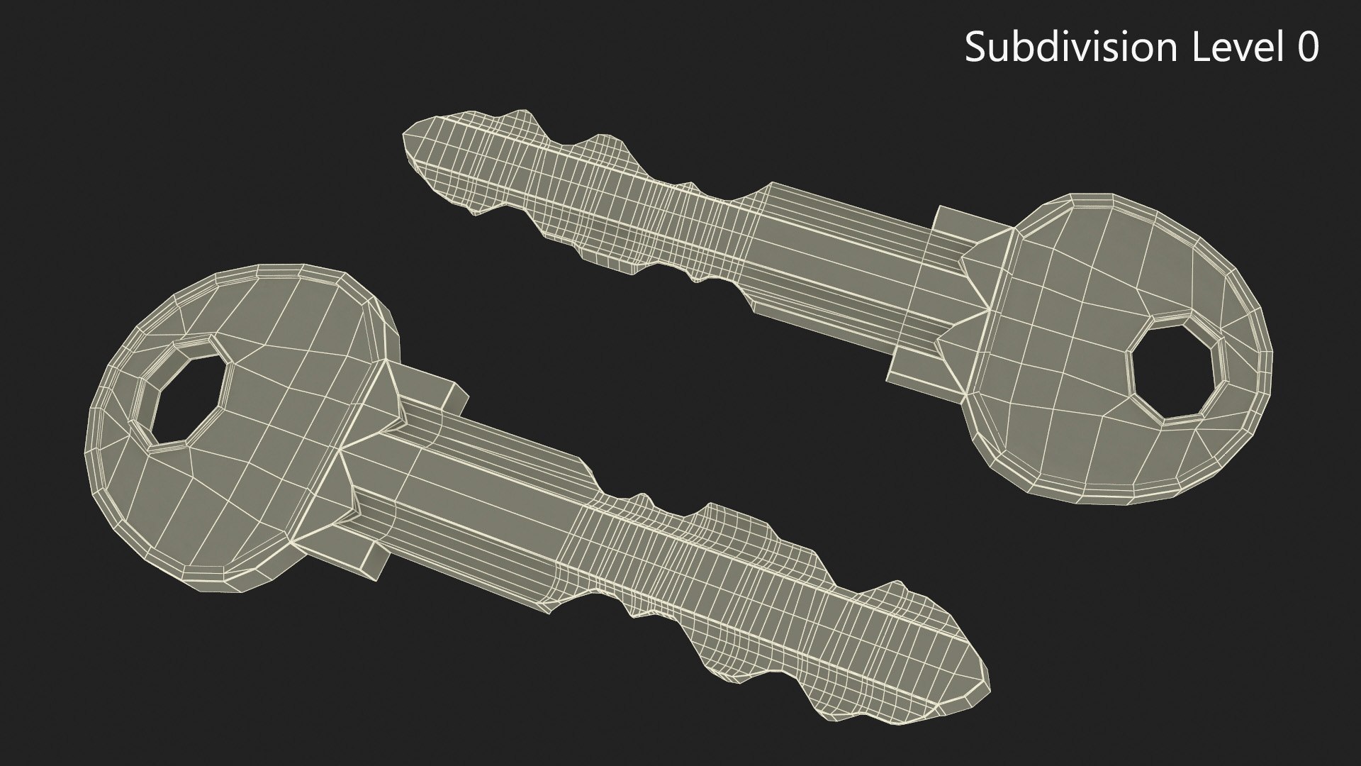 3D Key Type Ingersoll - TurboSquid 2222192