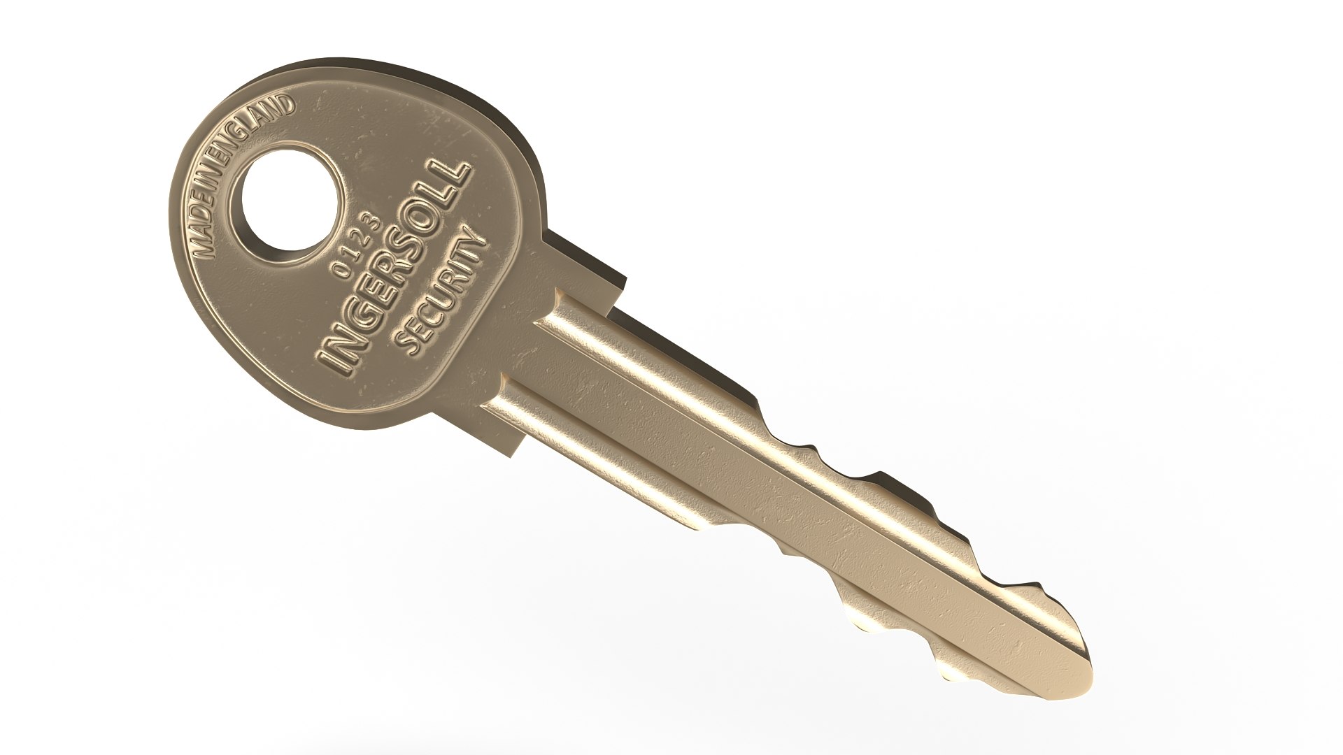 3D Key Type Ingersoll - TurboSquid 2222192