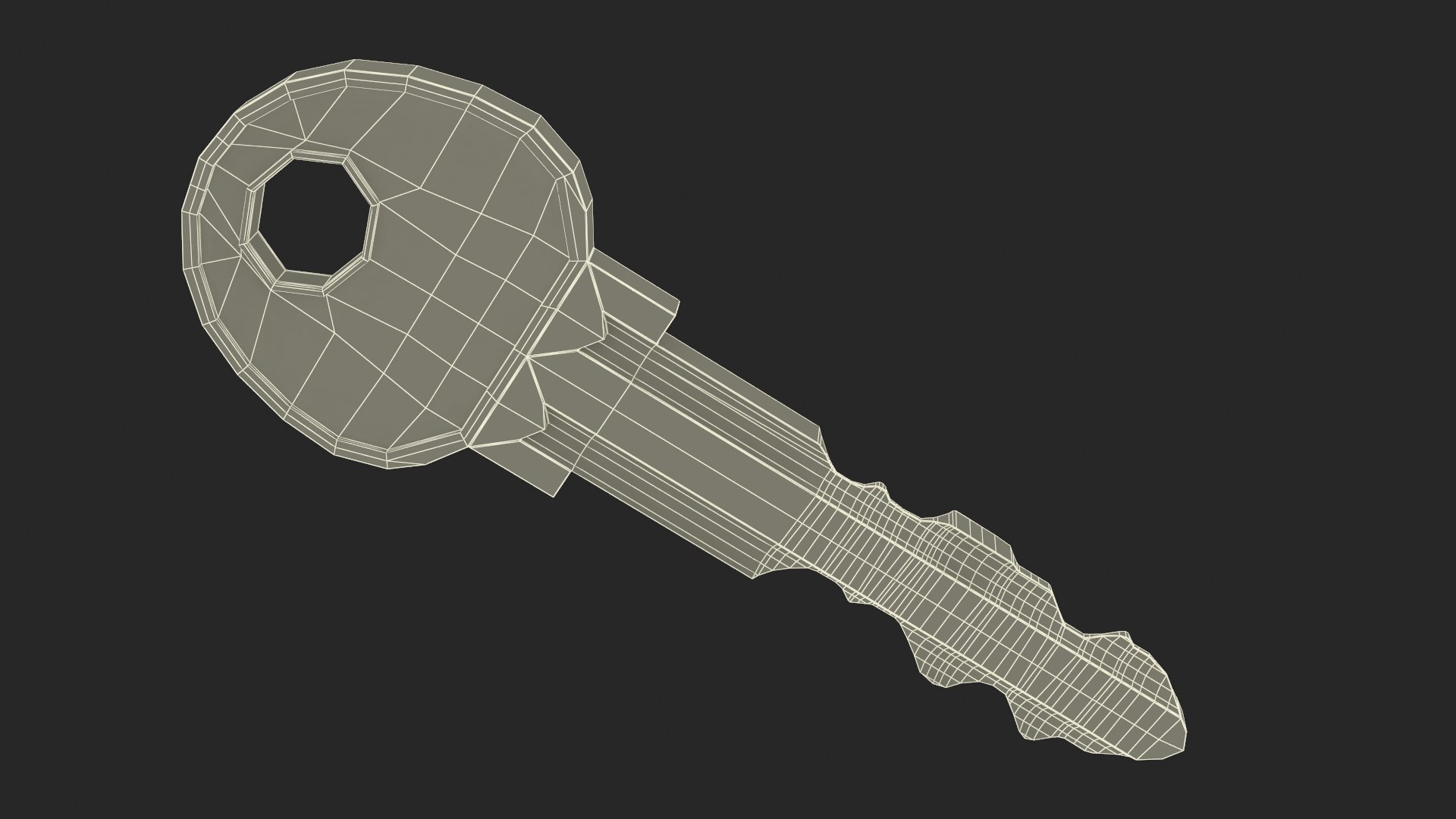 3D Key Type Ingersoll - TurboSquid 2222192