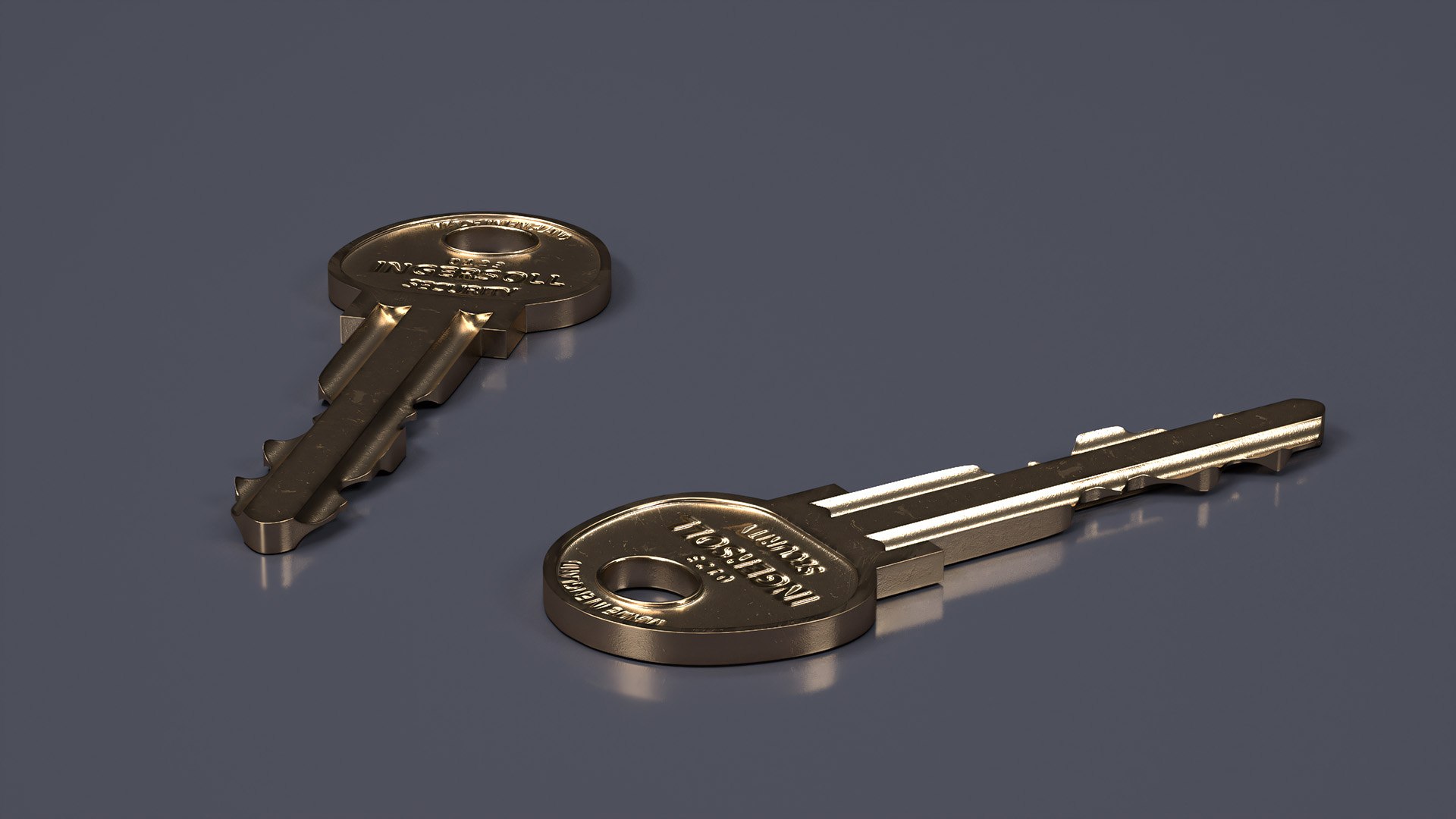 3D Key Type Ingersoll - TurboSquid 2222192