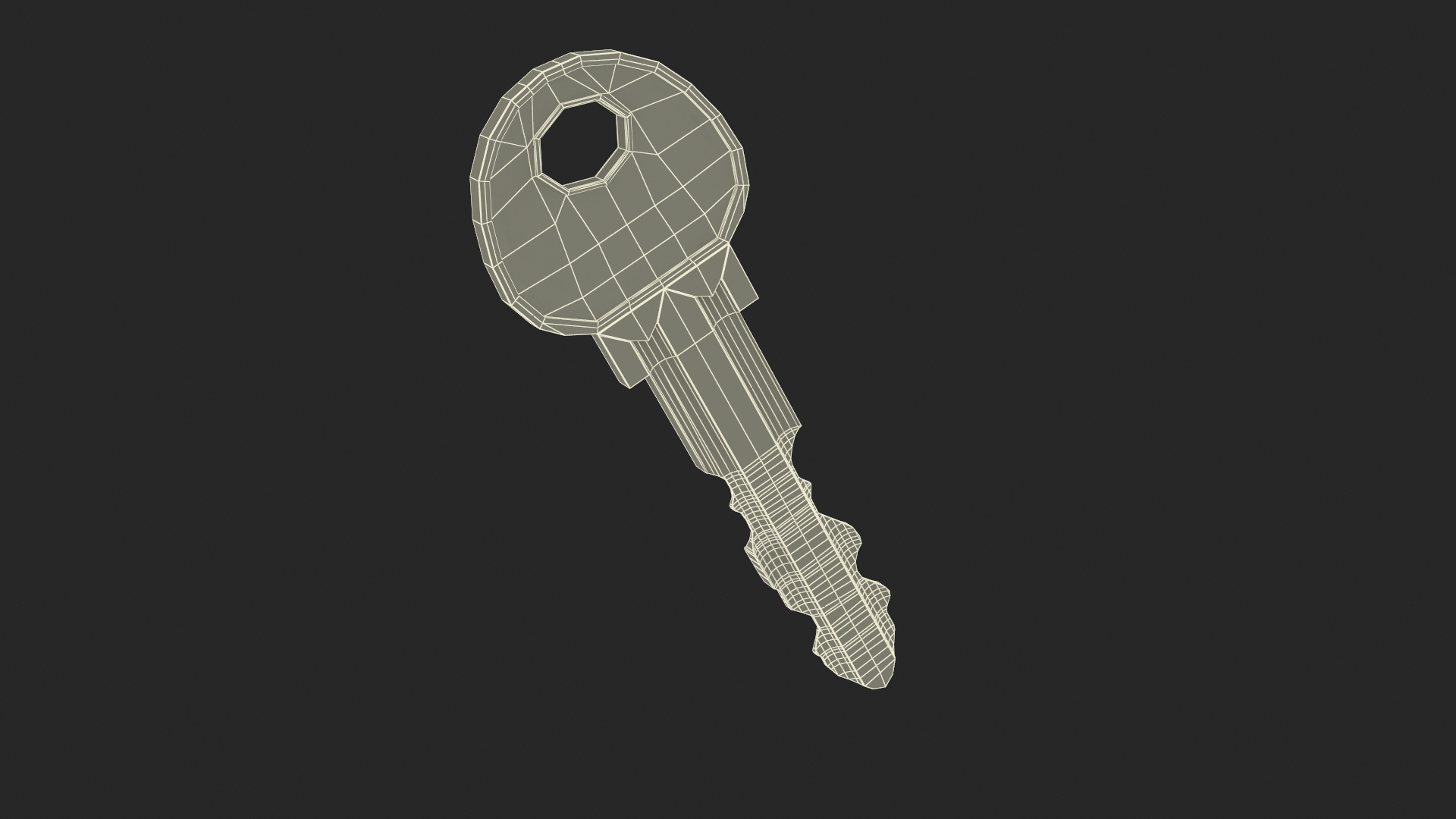 3D Key Type Ingersoll - TurboSquid 2222192