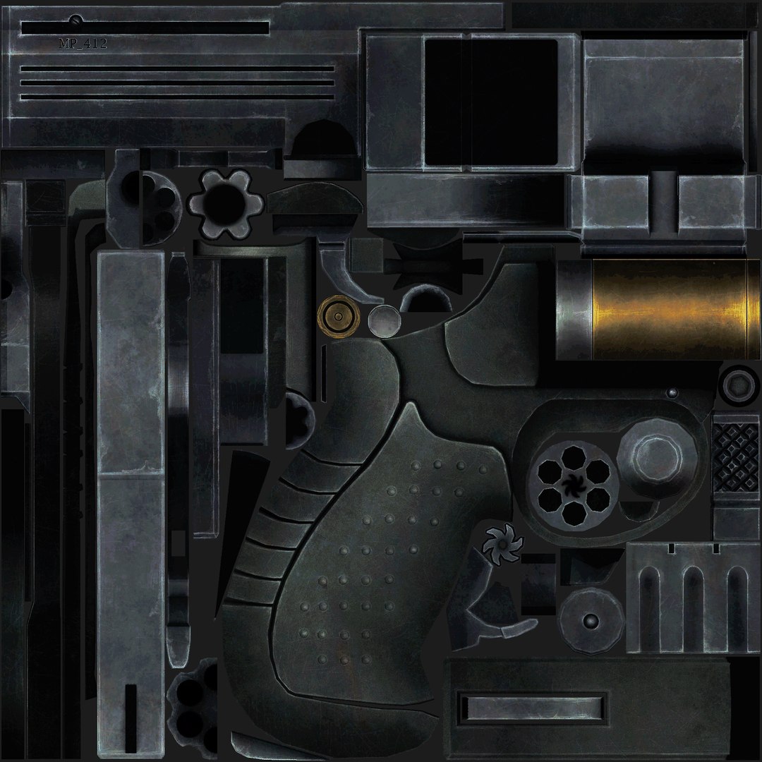 MP-412 Rex Revolver Gun 3D Model - TurboSquid 1928642