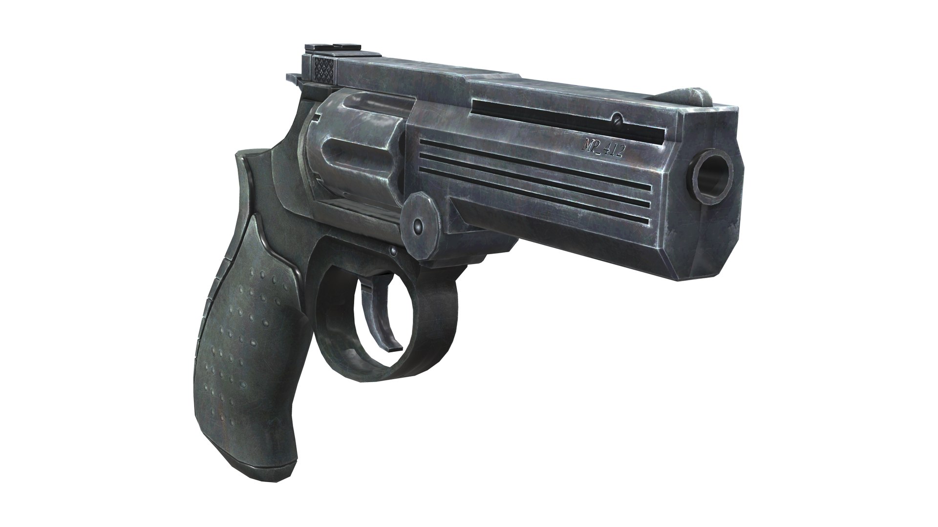 MP-412 Rex Revolver Gun 3D Model - TurboSquid 1928642