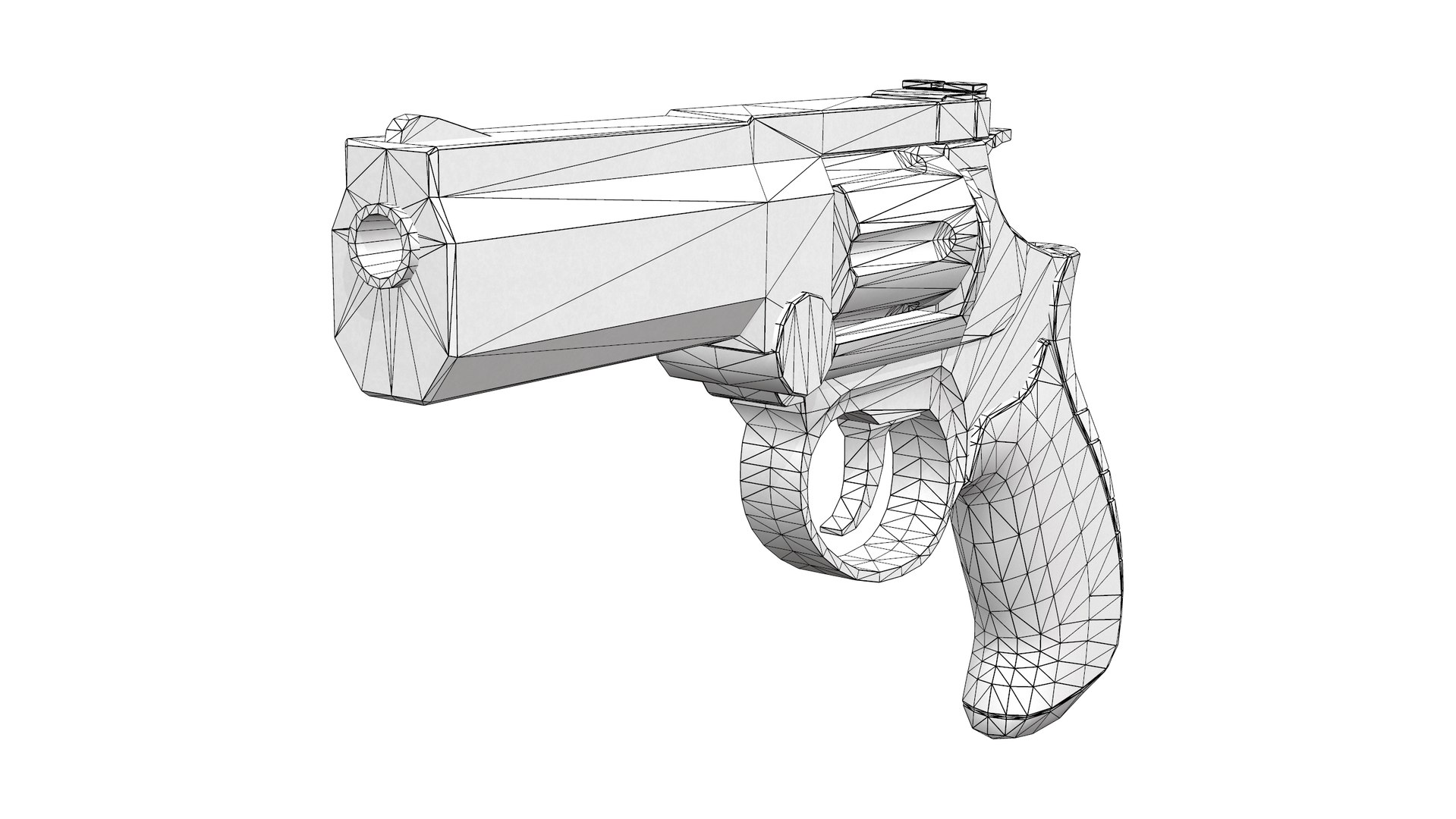 MP-412 Rex Revolver Gun 3D Model - TurboSquid 1928642
