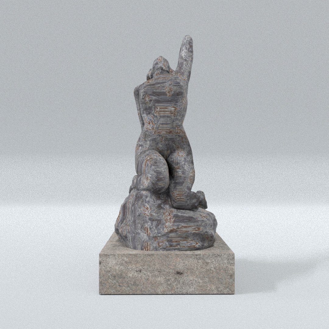 3D Model Laos Female Leaning Back Statue - TurboSquid 2281882