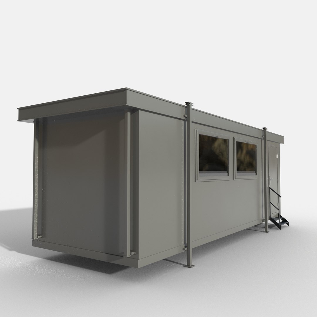 3D Model Porta Cabin Office Container - TurboSquid 2344861