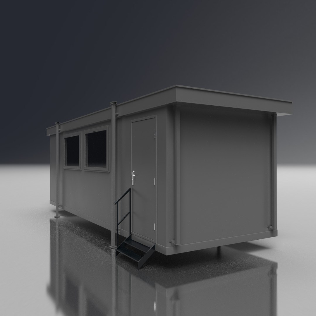 3D Model Porta Cabin Office Container - TurboSquid 2344861