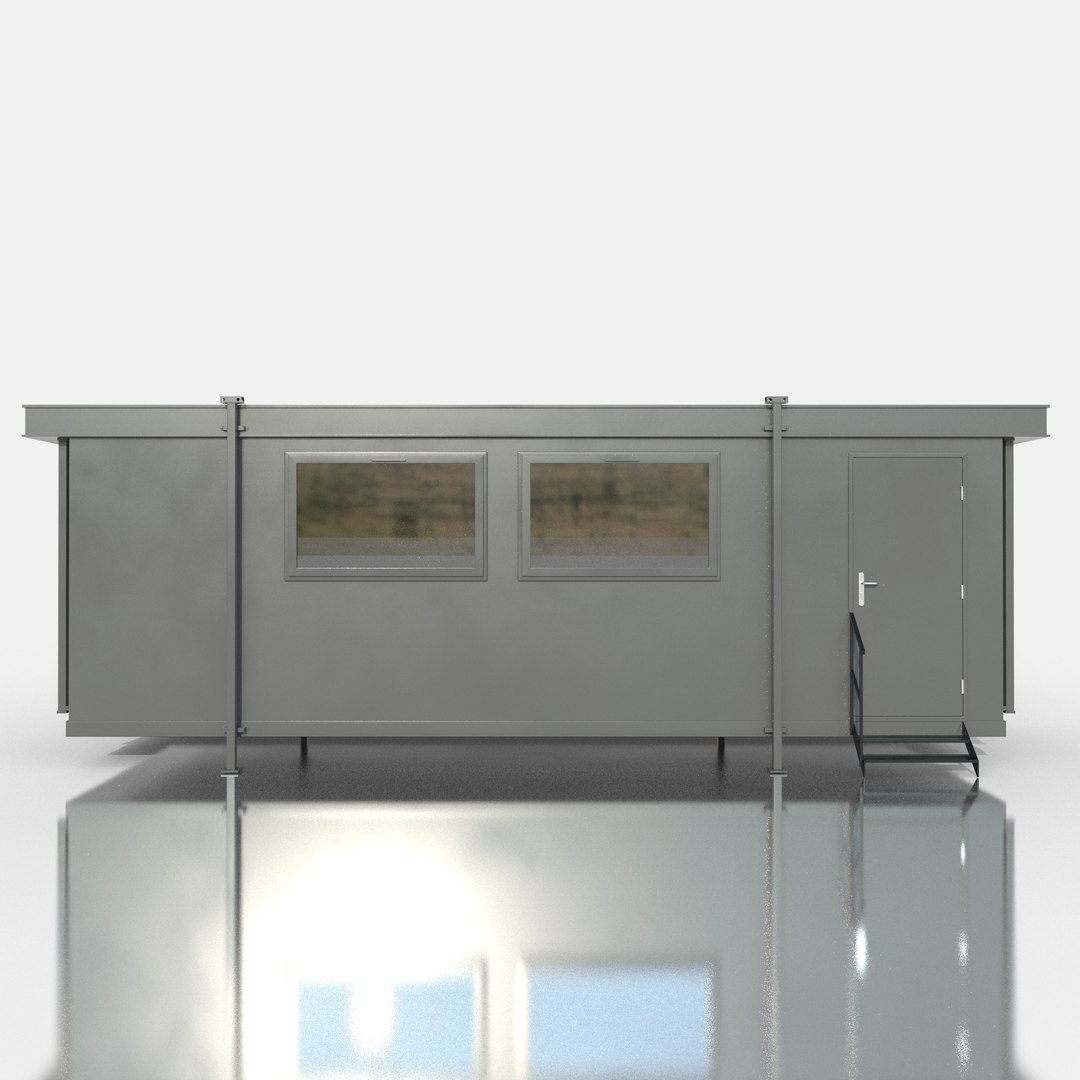 3D Model Porta Cabin Office Container - TurboSquid 2344861