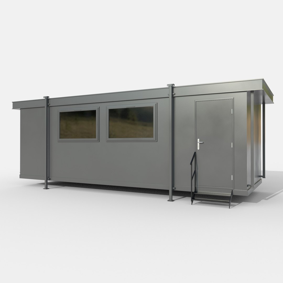 3D Model Porta Cabin Office Container - TurboSquid 2344861