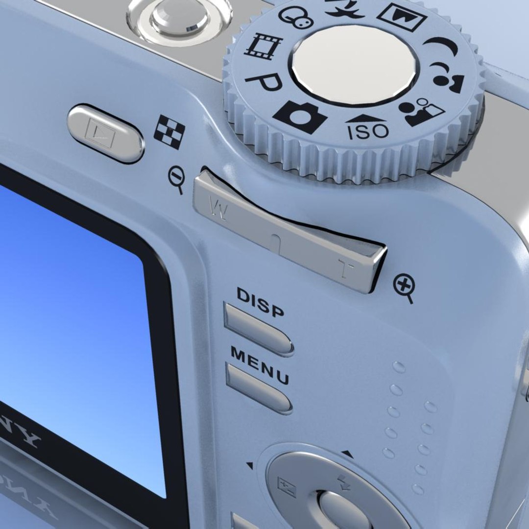 3d Model Sony Cybershot Dsc-s700 Camera