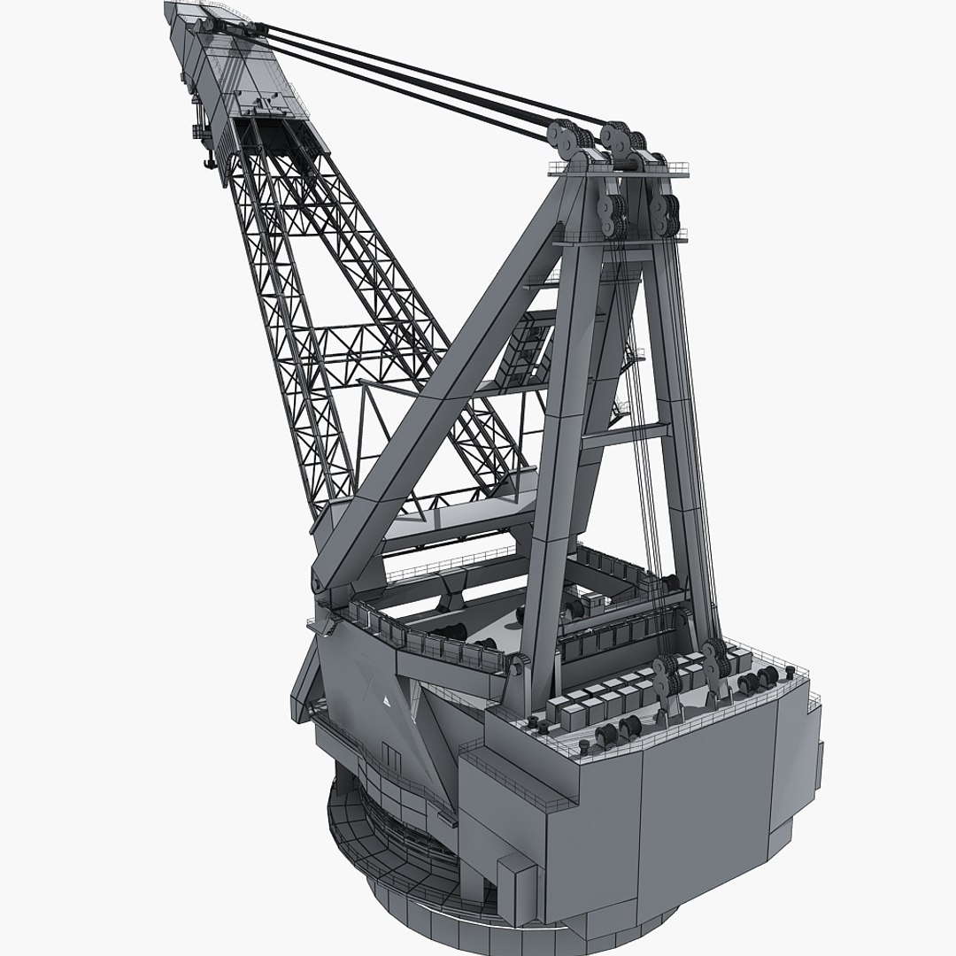 3D Crane Ship 2 Model - TurboSquid 1384740
