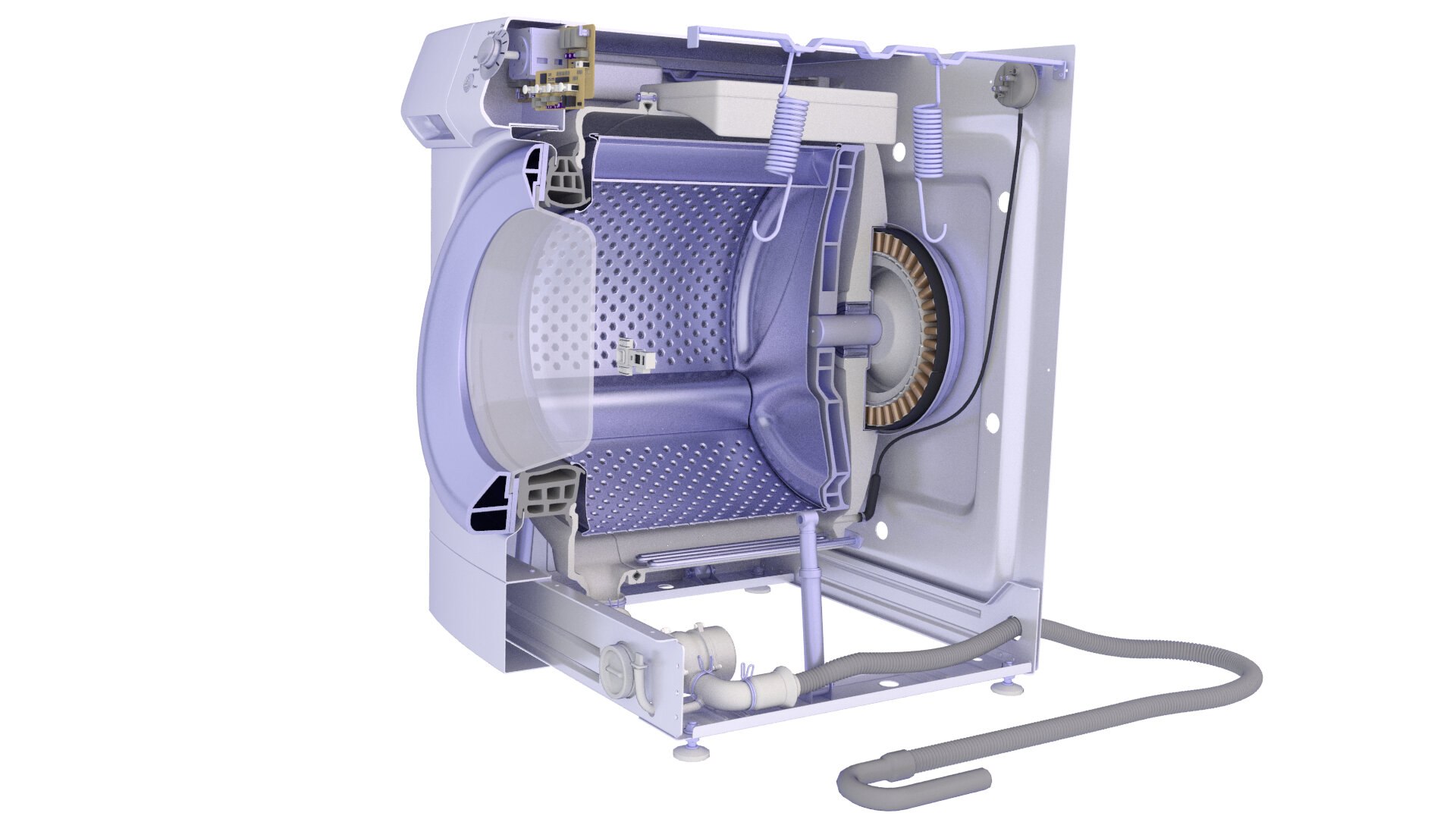 Washing Machine 3D Model - TurboSquid 1529539