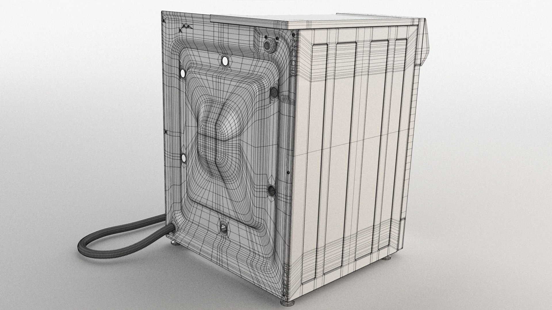 Washing Machine 3D Model - TurboSquid 1529539