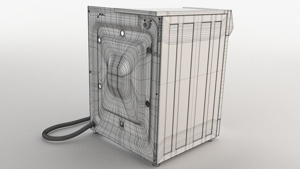 Washing machine 3D model - TurboSquid 1529539
