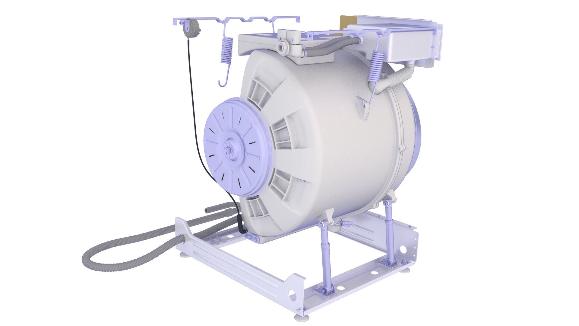 Washing Machine 3D Model - TurboSquid 1529539