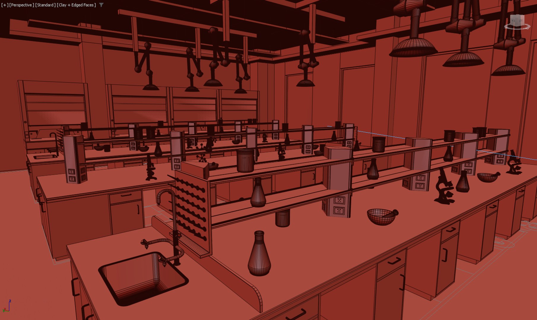 Laboratory 3D Model - TurboSquid 2195367