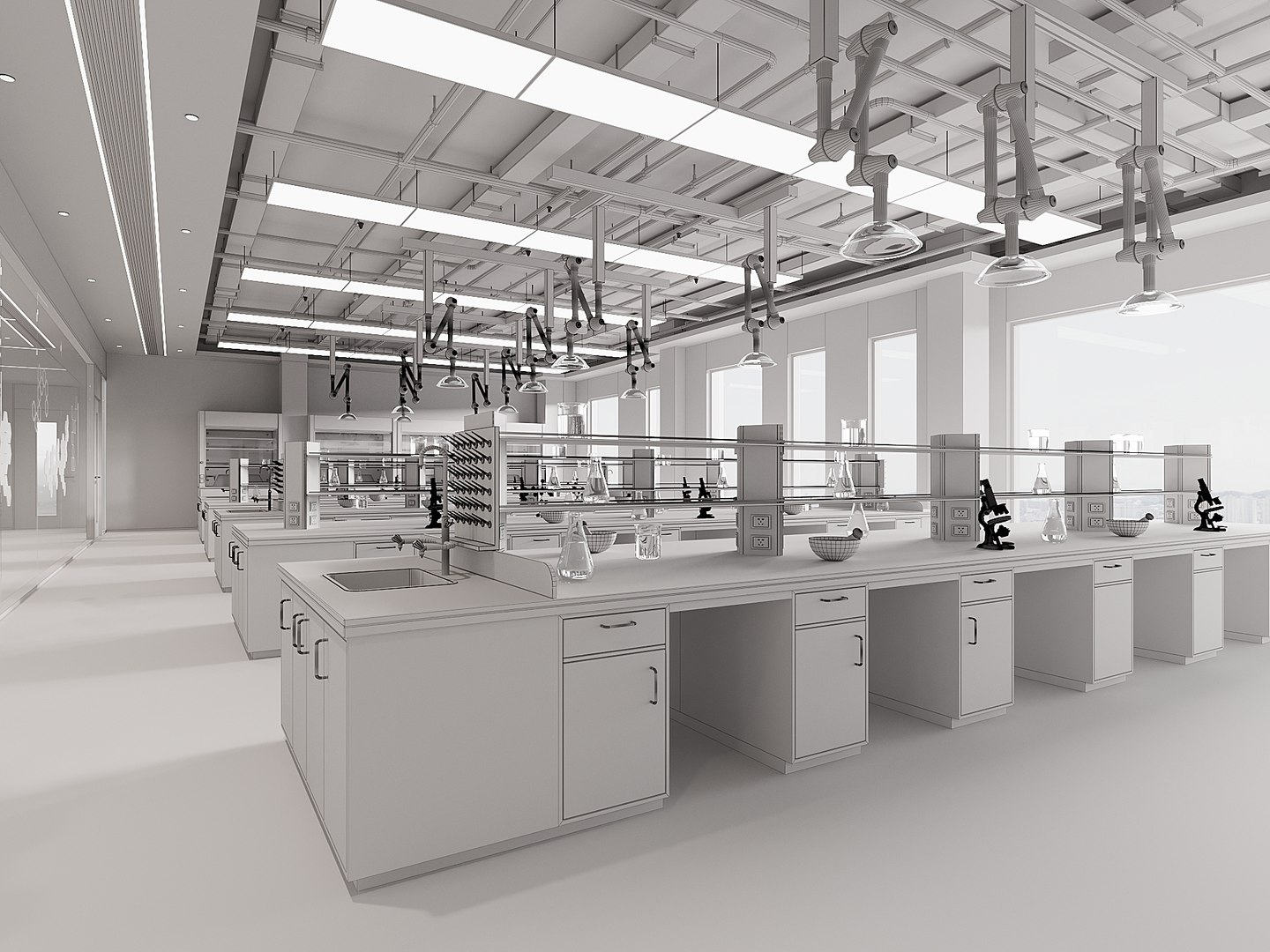 Laboratory 3D Model - TurboSquid 2195367