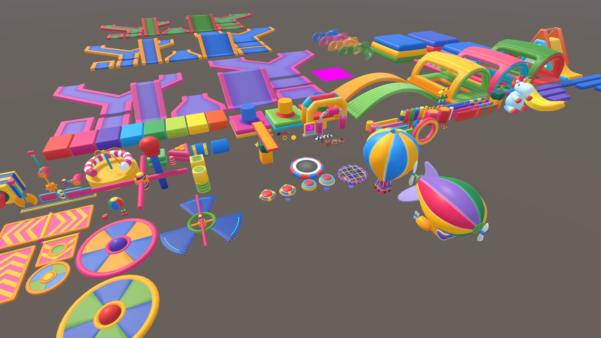 Platformer 2 Obstacles - Low Poly Asset Pack Model - TurboSquid 2324554