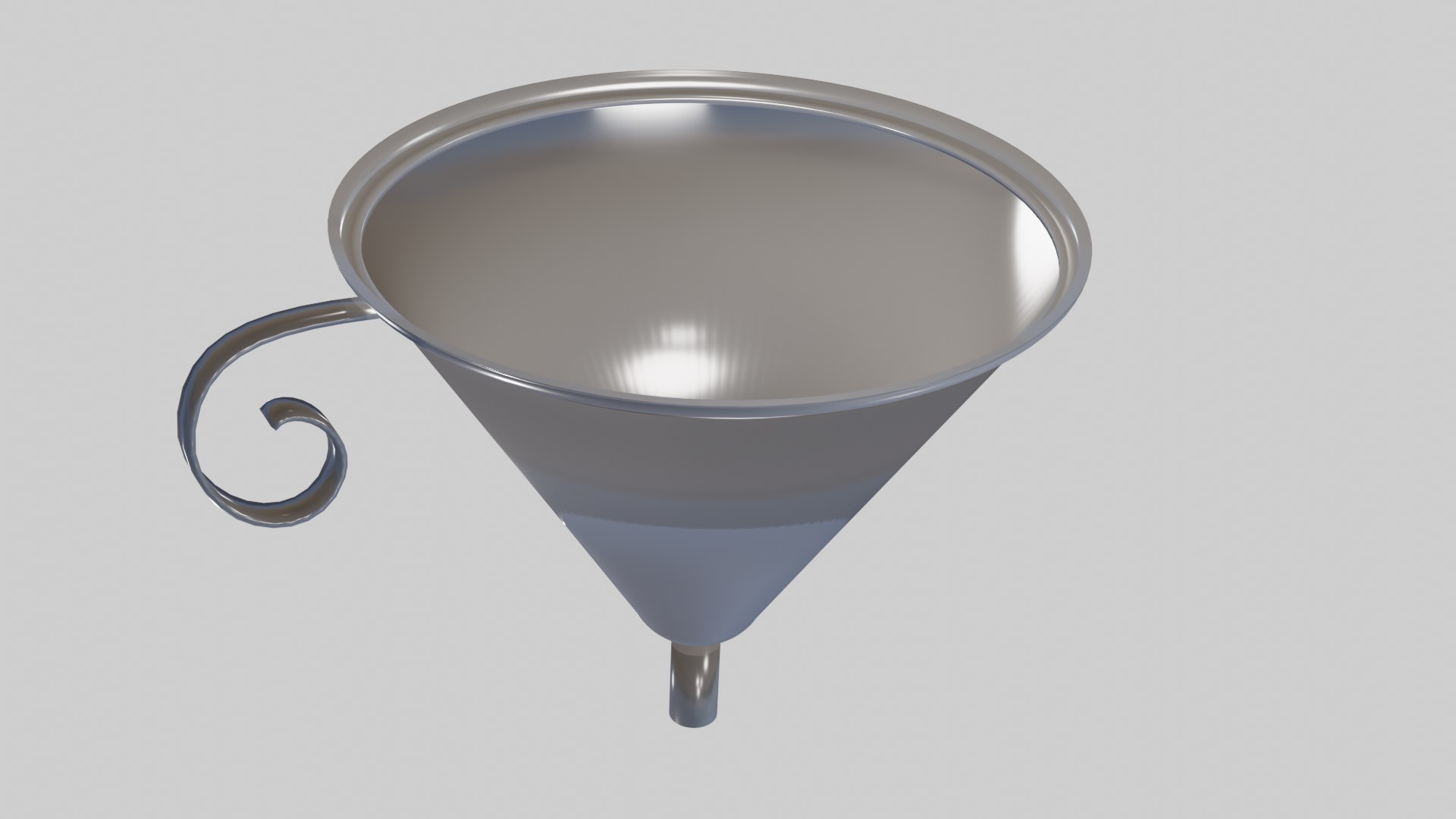 Metal Funnel 3D Model - TurboSquid 1613194
