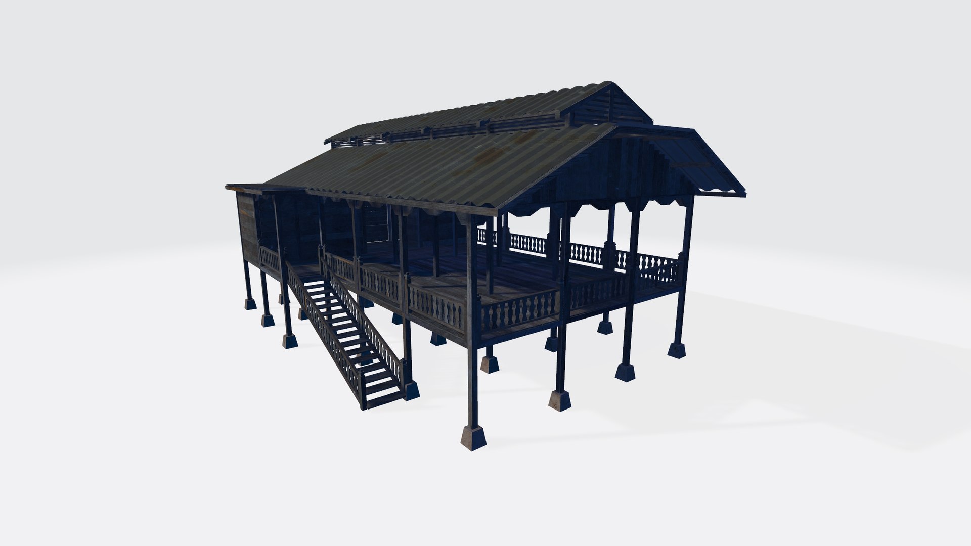 3D Kalimantan House - TurboSquid 1569526