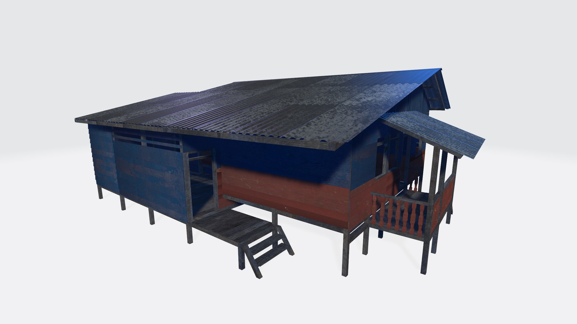 3D Kalimantan House - TurboSquid 1569526