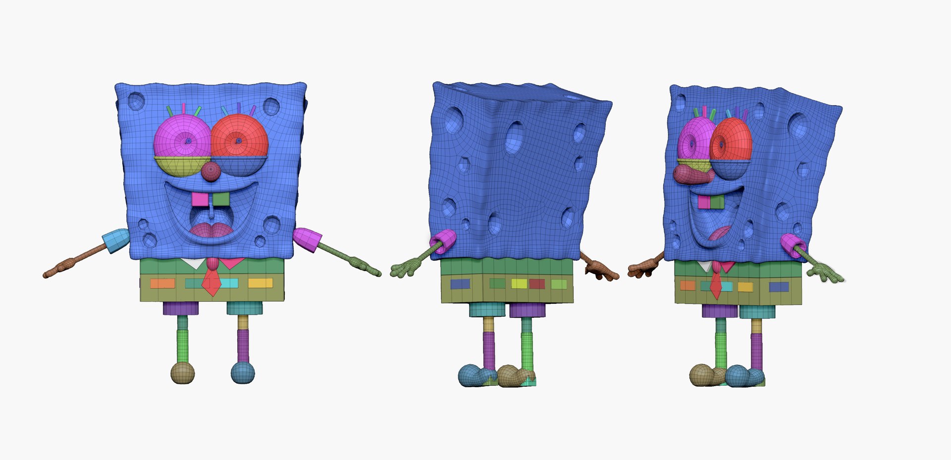 3D Spongebob - TurboSquid 2117173