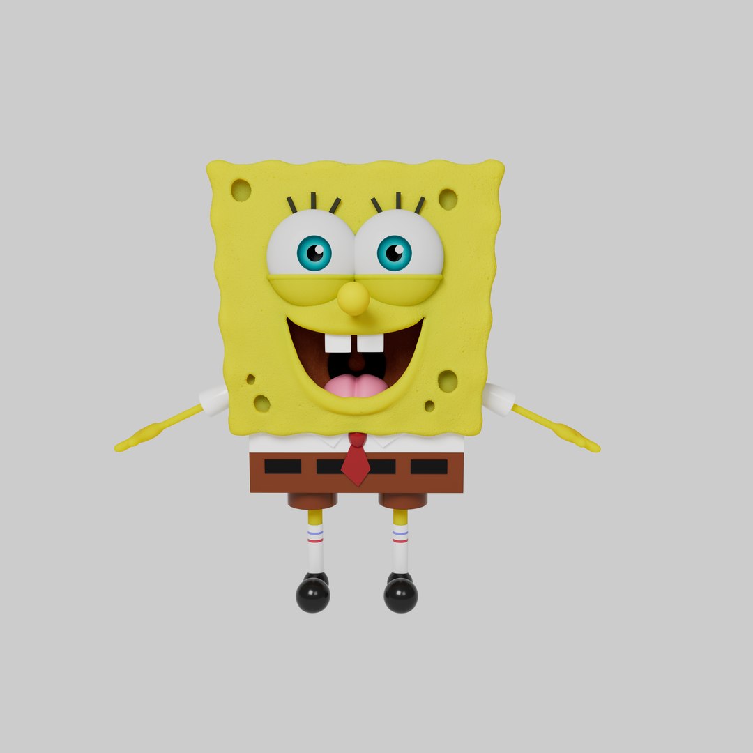 3D Spongebob - TurboSquid 2117173