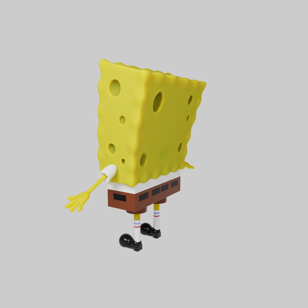 3D Spongebob - TurboSquid 2117173