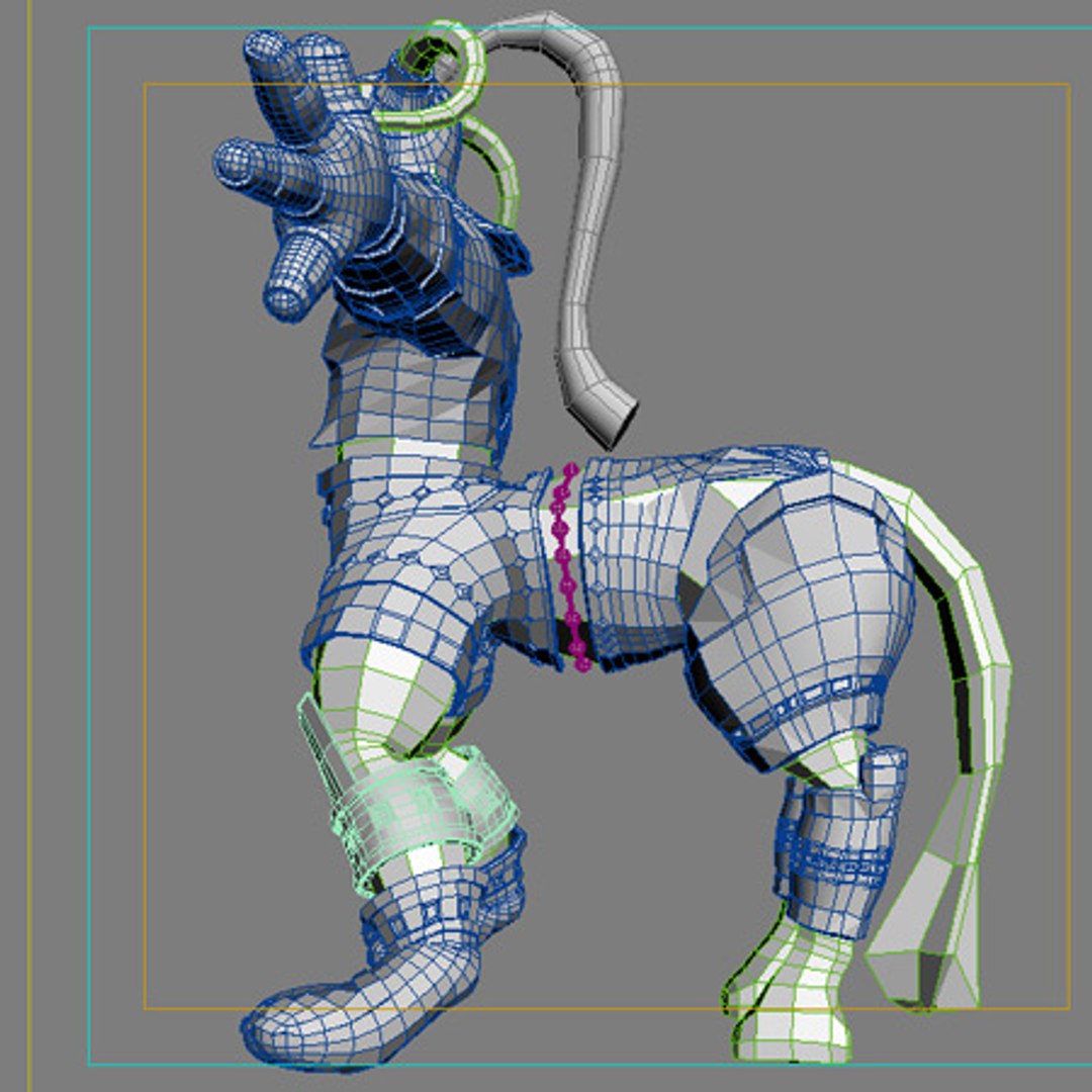 3d Model Of Fantasy Character Beast
