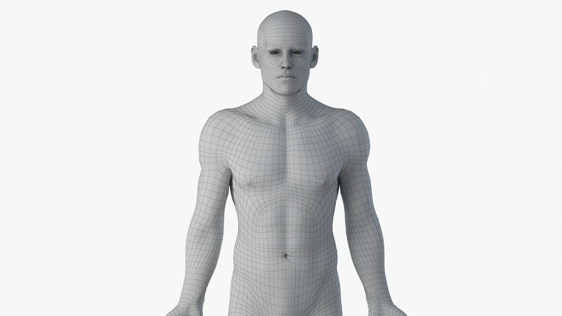 3D Male Body Model - TurboSquid 1714555