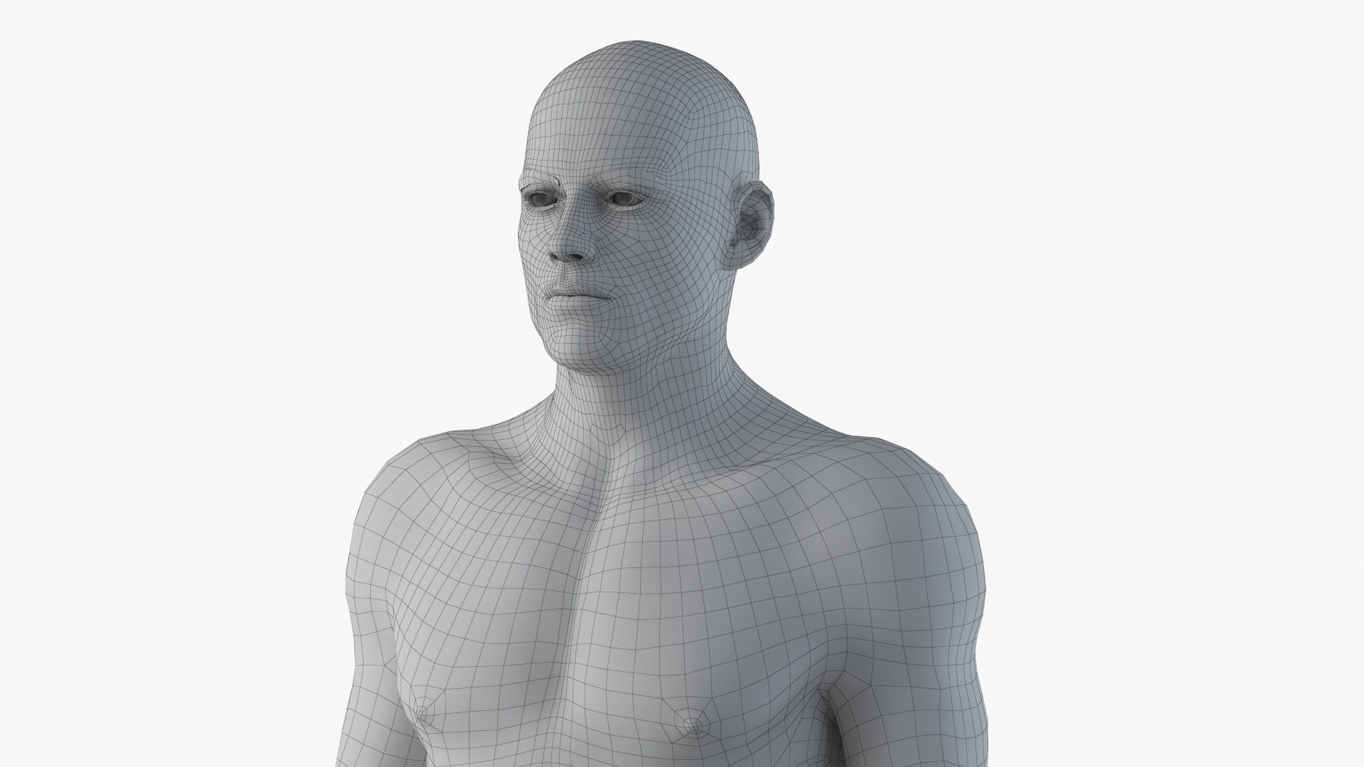 3D Male Body Model - TurboSquid 1714555