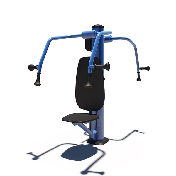 Outdoor double chest press model - TurboSquid 1464508