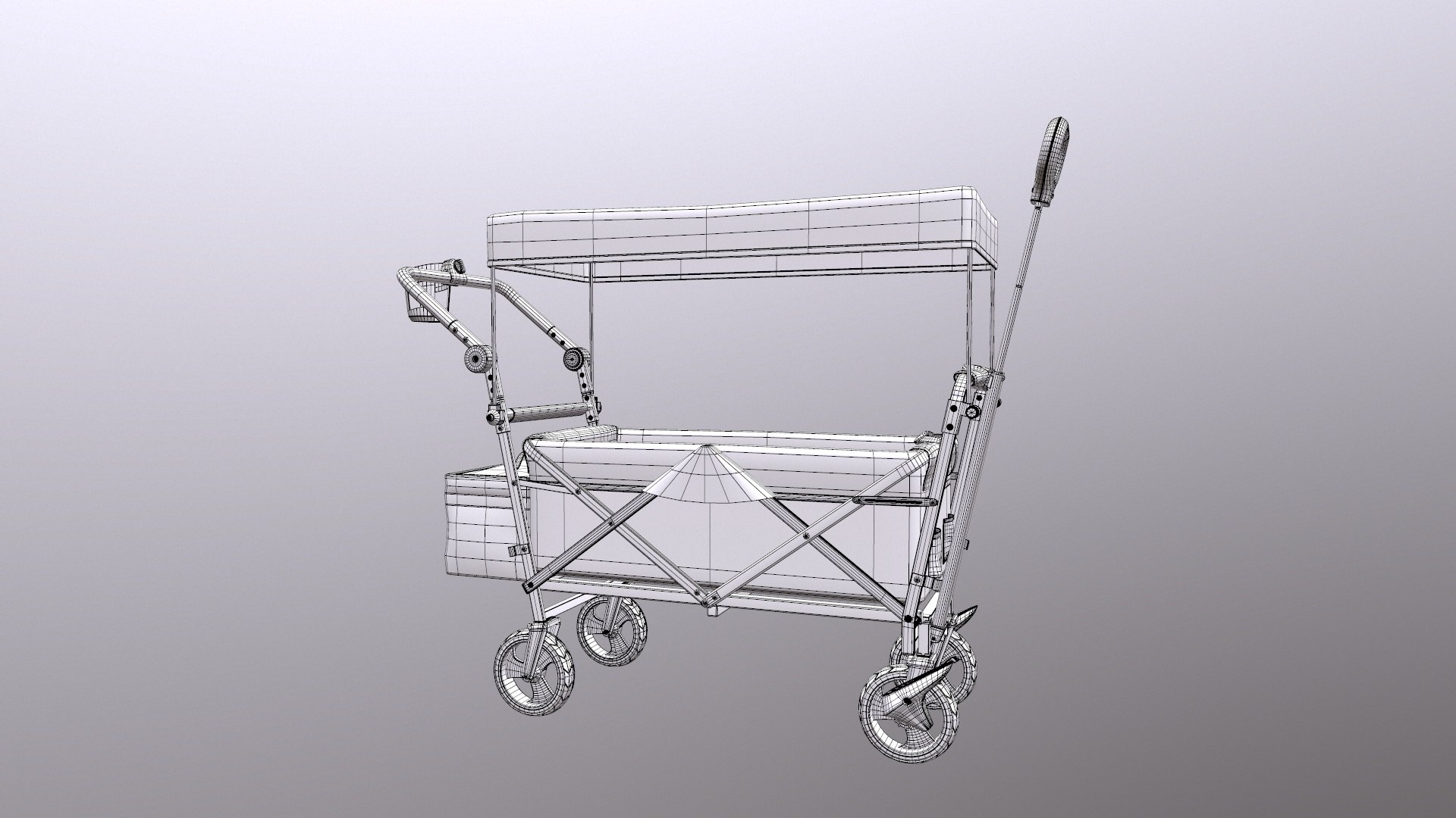 3D Stroller Model - TurboSquid 2153781
