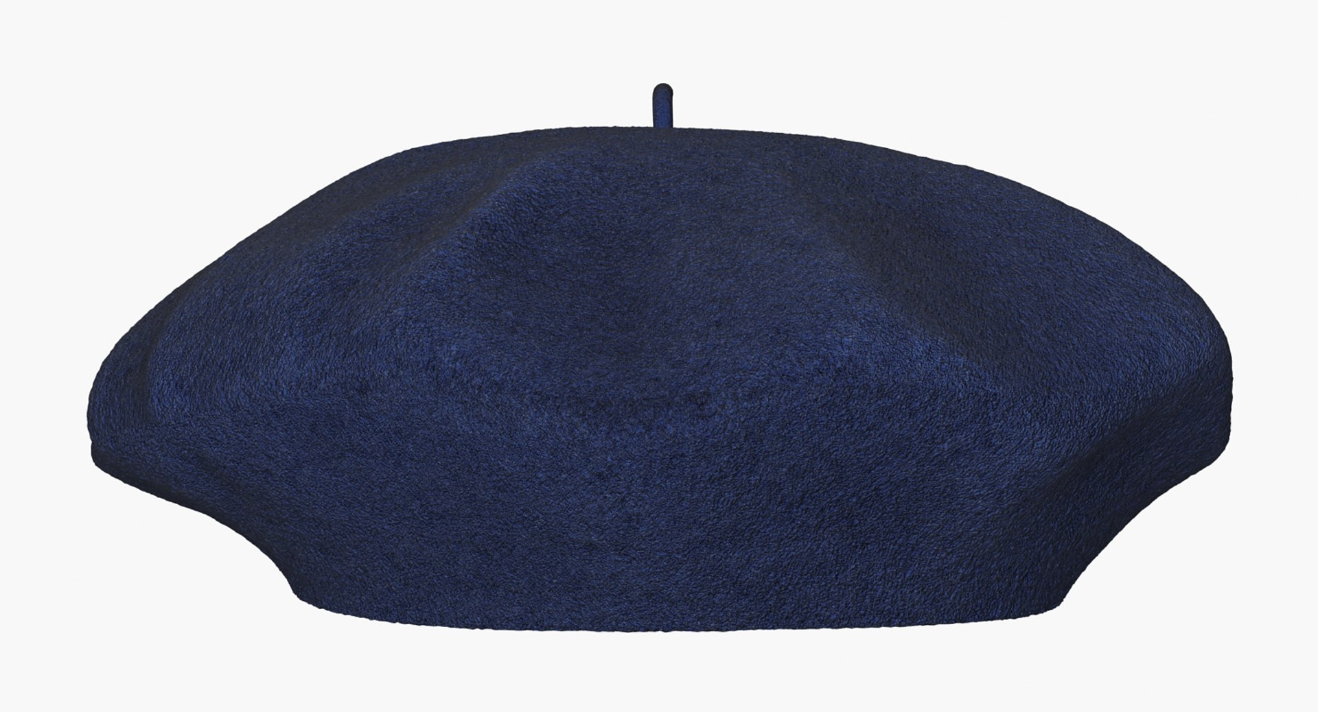 Wool Blue Beret Max