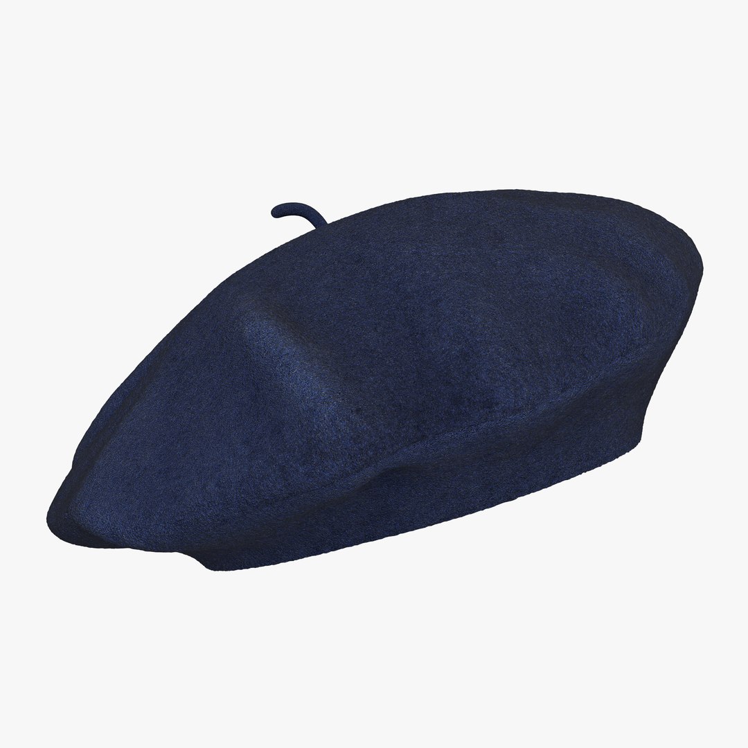 Wool Blue Beret Max