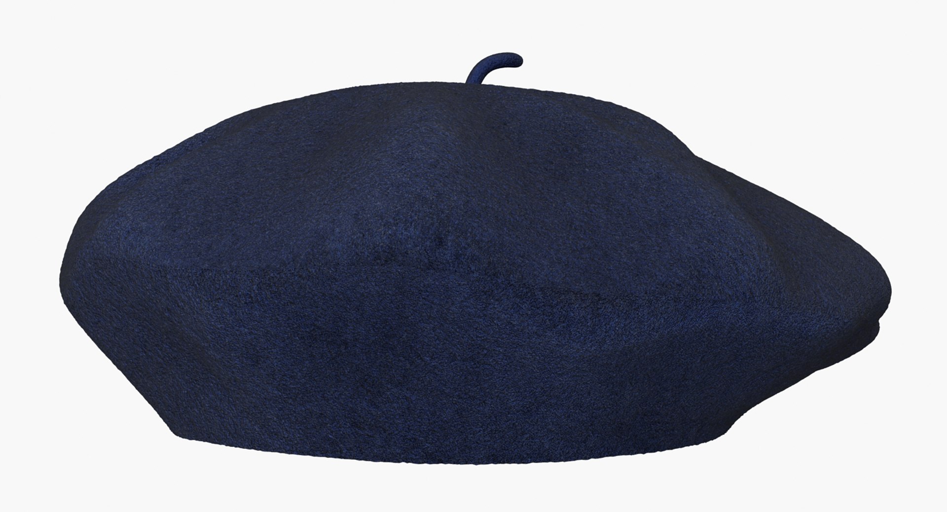 Wool Blue Beret Max
