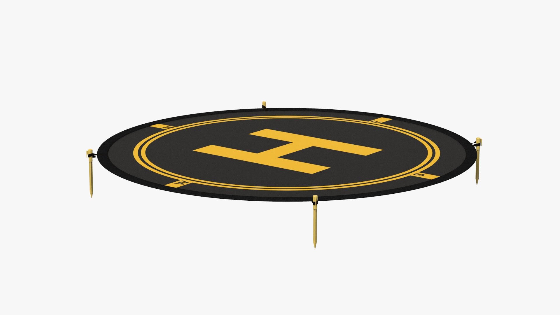 Landing Pad V2 3D - TurboSquid 1472241