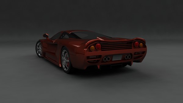 free car sports 3d model