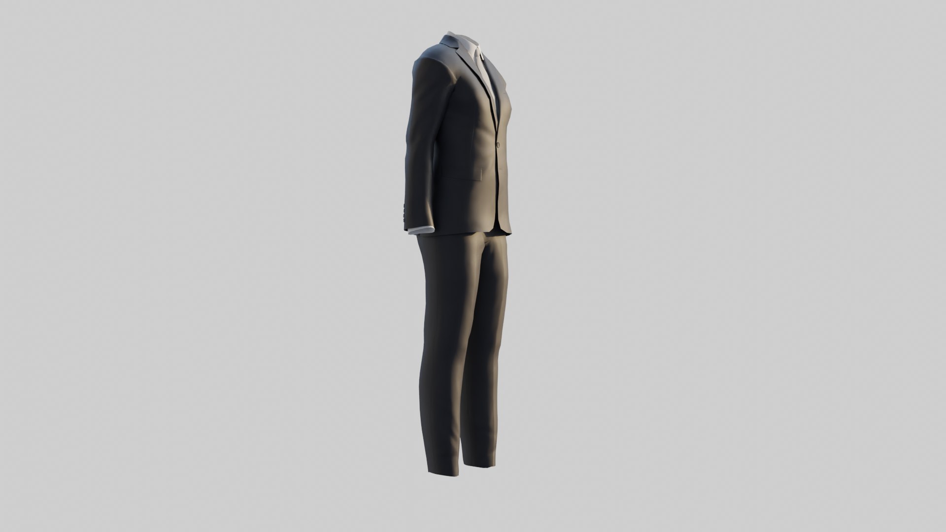 2 piece suit 3D model - TurboSquid 1909478