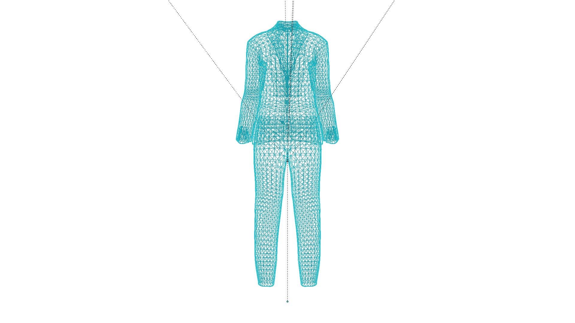 2 piece suit 3D model - TurboSquid 1909478