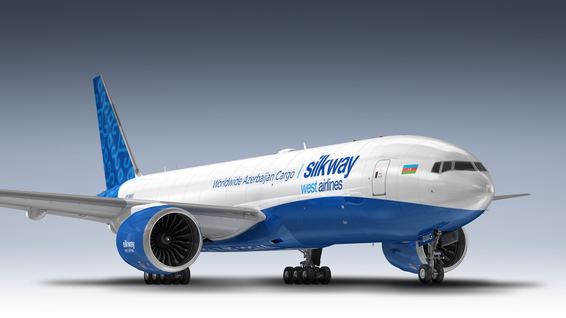 Boeing 777-F Silk Way West Airlines 3D - TurboSquid 2412897