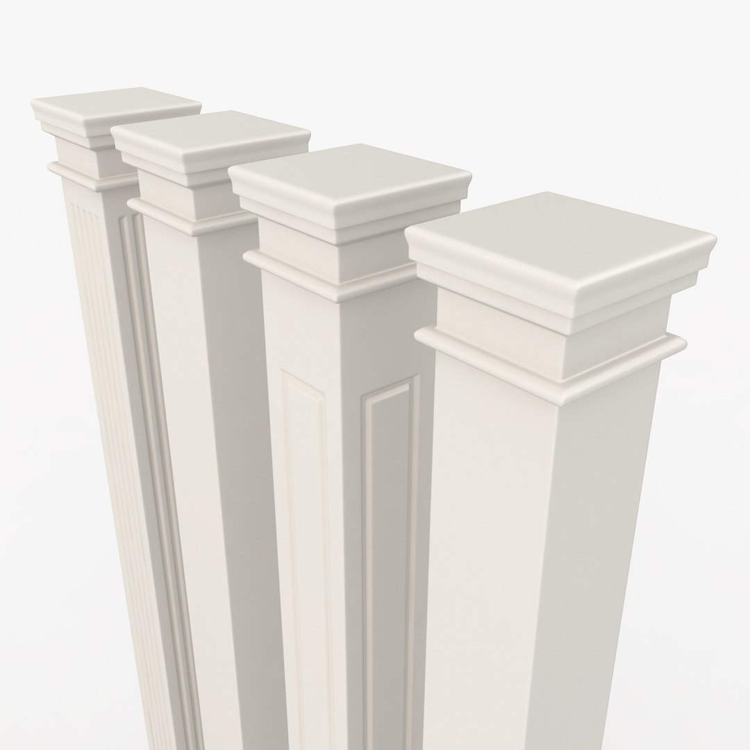 3d Model Column 08
